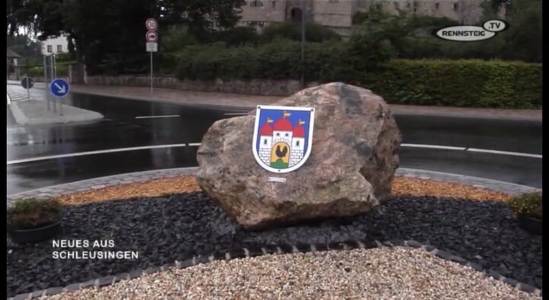 Neues aus Schleusingen - Neugestaltung des Kreisels vor der ...