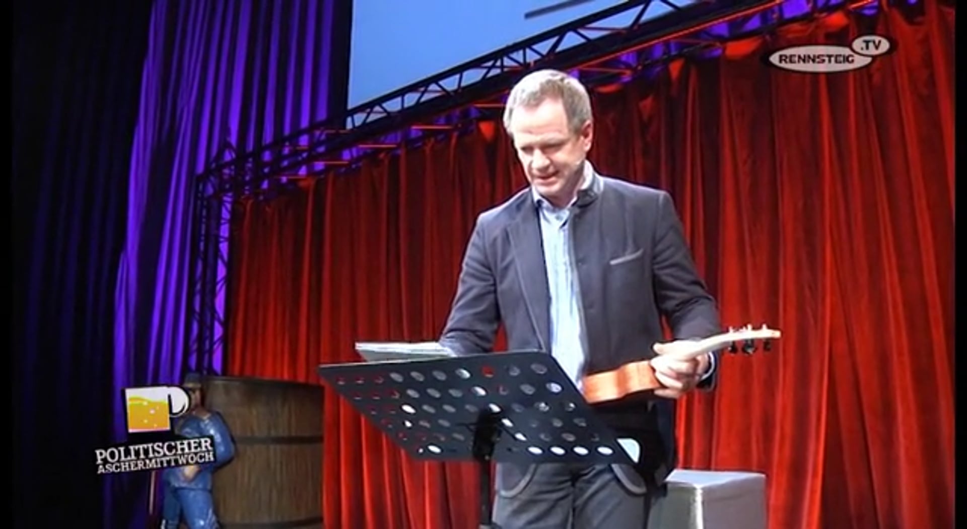 Politischer Aschermittwoch 2016 - Suhls OB Jens Triebel mit "Ein Lied ...