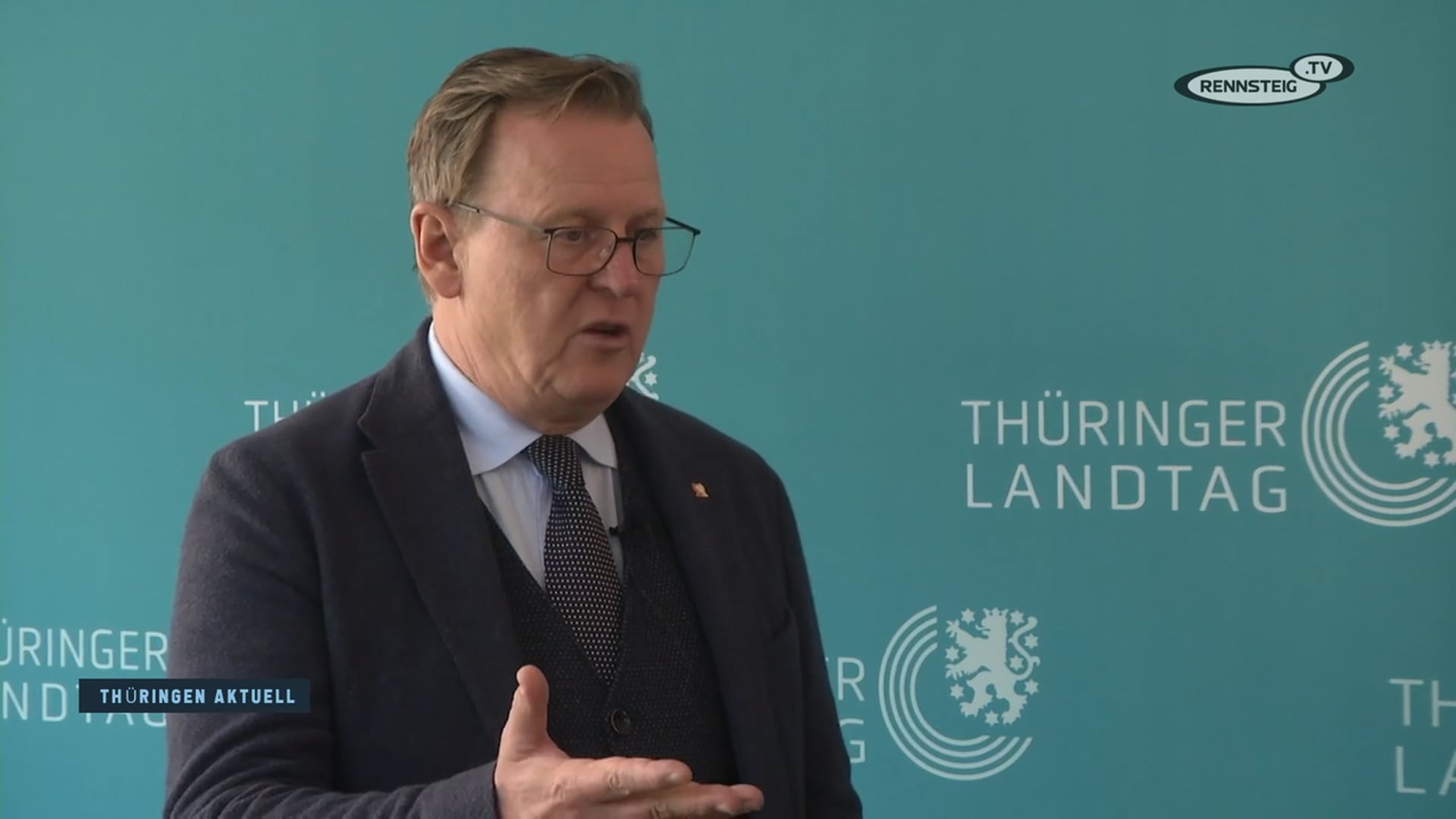 Thüringen aktuell - Interview Bodo Ramelow - Rennsteig TV