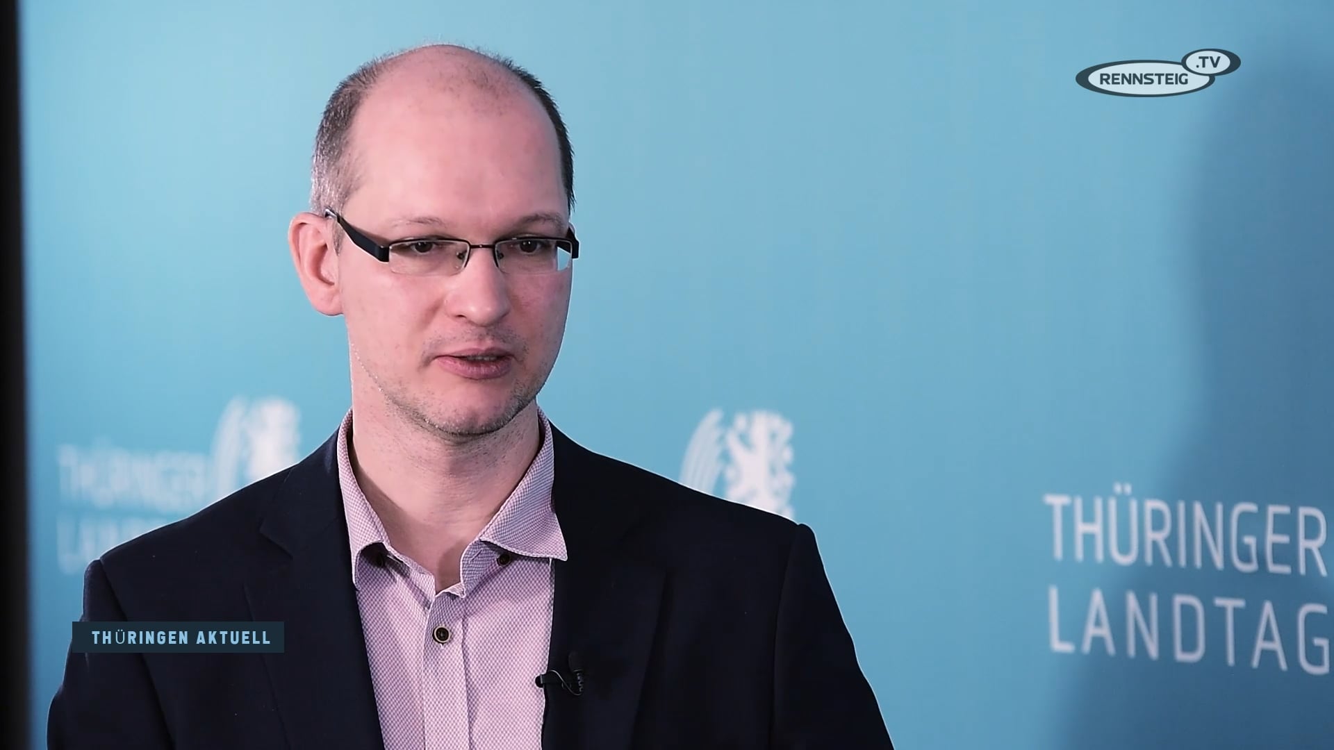 Thüringen aktuell - Interview mit Stefan Möller (AfD) - Rennsteig TV