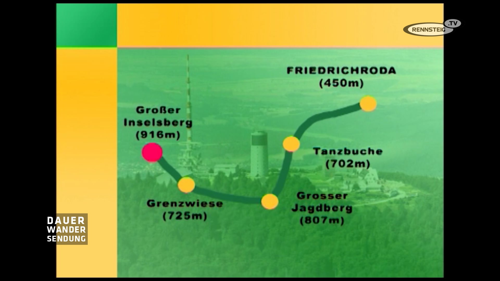 Dauerwandersendung - Zum Großen Inselsberg - Rennsteig TV