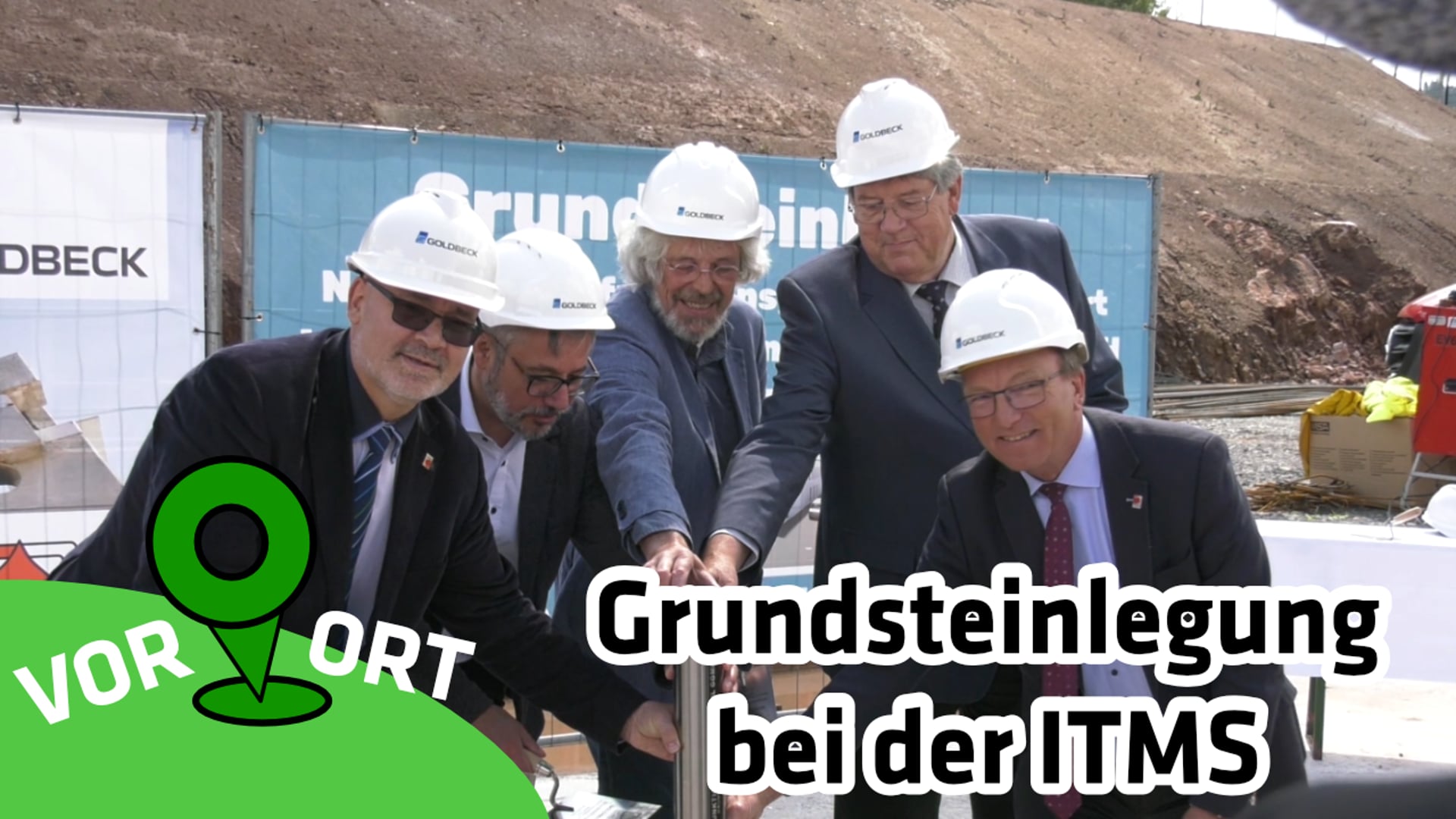 Grundsteinlegung bei der ITMS | Vor Ort - Rennsteig TV