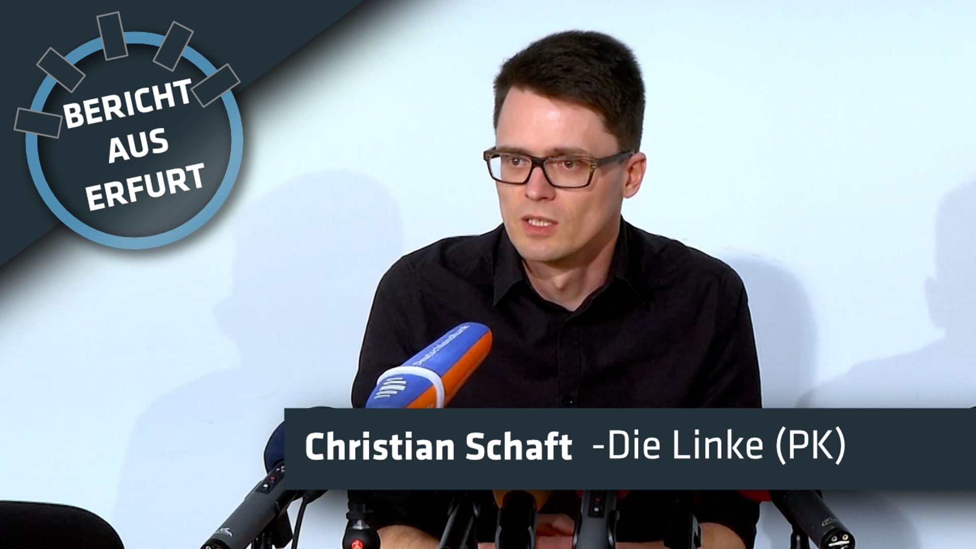 Christian Schaft - Die Linke Pressekonferenz | Bericht aus Erfurt 26.03 ...