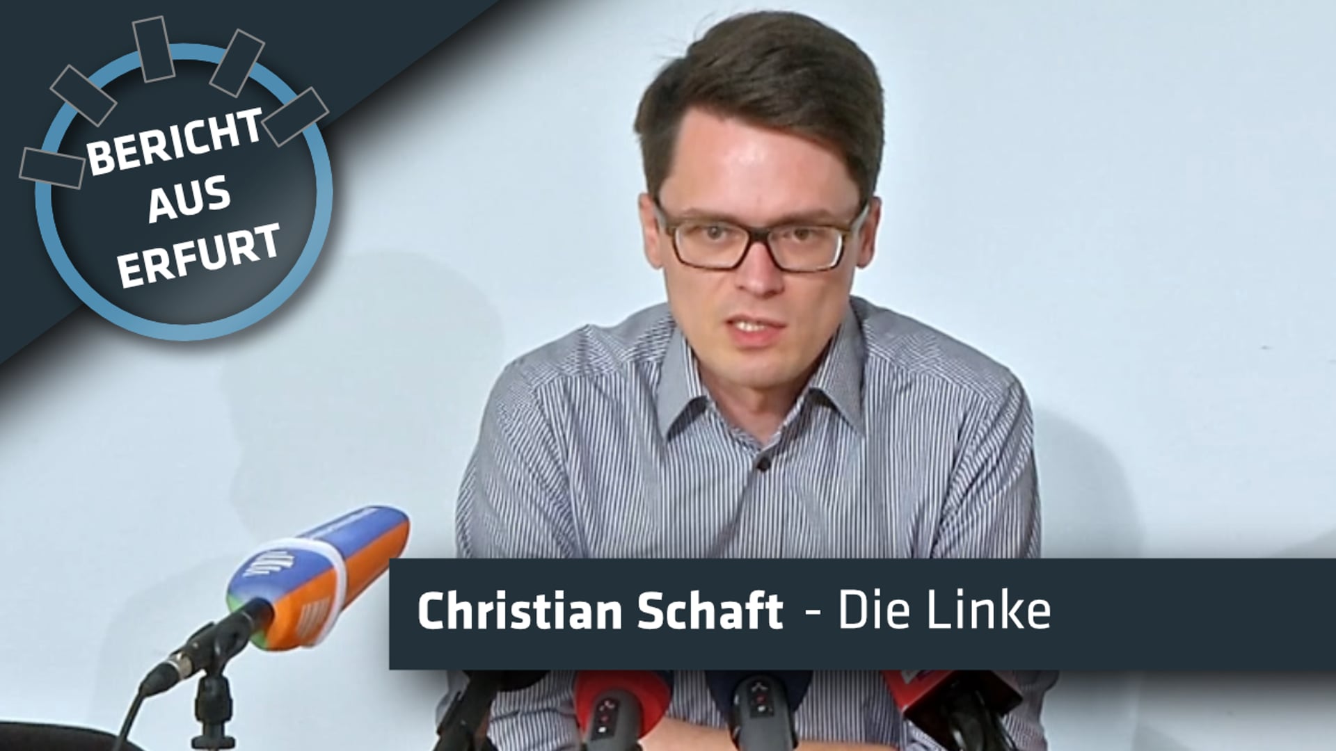 Christian Schaft - Die Linke | Bericht aus Erfurt - Rennsteig TV