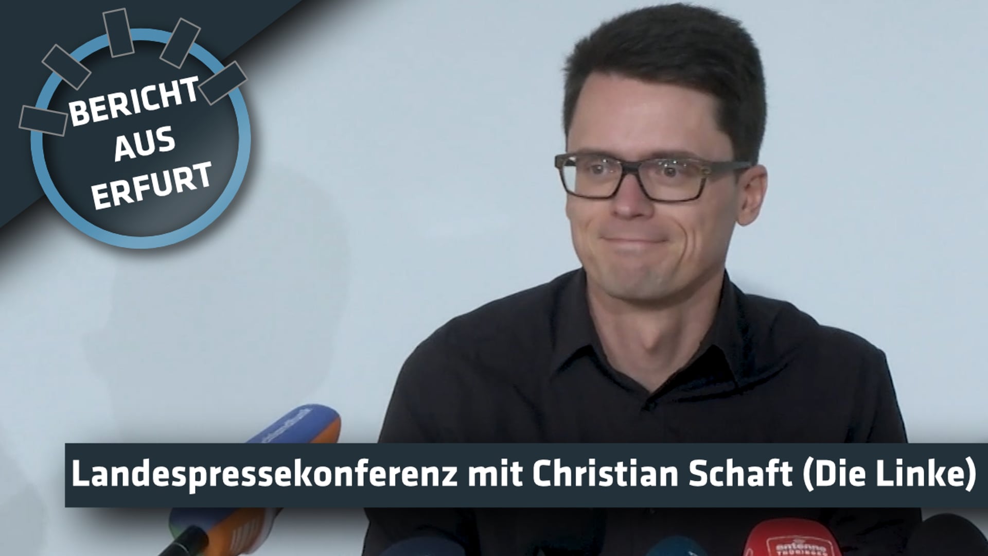 Landespressekonferenz mit Christian Schafft (Die Linke) | Bericht aus ...