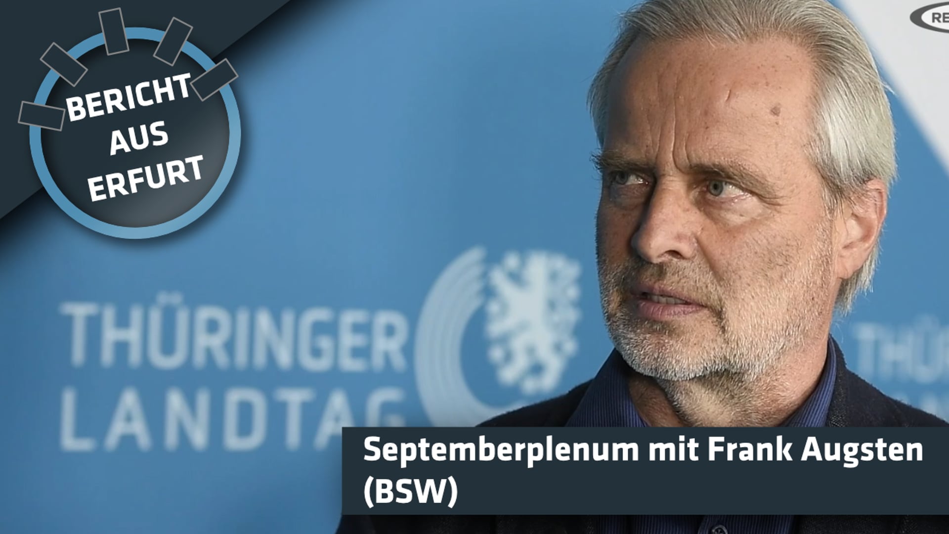 Septemberplenum mit Frank Augsten (BSW) | Bericht aus Erfurt - Rennsteig TV